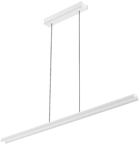 Linea Light Halfpipe_P, bílé závěsné lineární svítidlo, 28W LED 3000K, délka 98cm