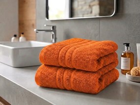 Ručník Comfort 50 x 100 cm oranžový, 100% bavlna