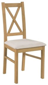 Jídelní židle PAXOS | masiv | VÝBĚR TKANIN | kraft zlatý