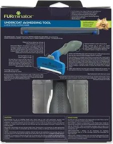 FURminator vyčesávací hrablo pro psy L / Hrablo na srst / dlouhá srst