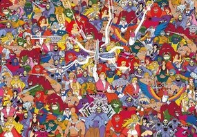 CLEMENTONI Puzzle Vládci vesmíru / 500 dílků / 49 x 36 cm