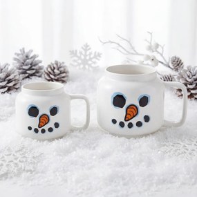Bílý keramický dětský hrnek na latte 255 ml Snowman – LEGO®