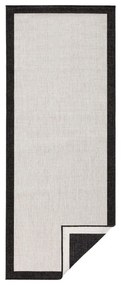 Černo-krémový venkovní koberec NORTHRUGS Panama, 80 x 250 cm