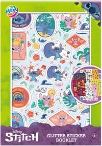 MOXY Třpytivé samolepky Stitch / 8 stránek / A5 / od 3 let