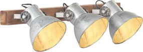 vidaXL Industriální nástěnná lampa 65 x 25 cm E27 [320502] Barva: Stříbrná