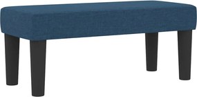 Postel s boxspringem s čelo Modrá 90 x 200 cm textil 3344043