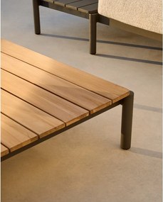 Zahradní konferenční stolek z teakového dřeva 89x91 cm Sorells – Kave Home