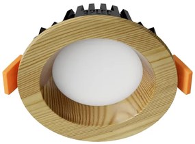 APLED - LED Podhledové RONDO WOODLINE LED/3W/230V 4000K pr. 9 cm borovice masiv