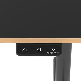 ULTRADESK Pulsar černá / Dětský pracovní stůl / elektricky nastaviteln