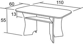 BRADOP Konferenční stůl Michal K02
