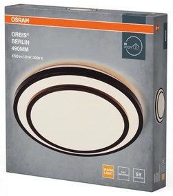 Osram - LED Stropní svítidlo ORBIS BERLIN LED/36W/230V pr. 49,2 cm černá