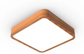 Dřevěné čtvercové svítidlo woodLED Square Ceiling  Dřevěné čtvercové svítidlo woodLED Square Ceiling Délka strany: 600 mm, Dřevodekor: Třešeň…