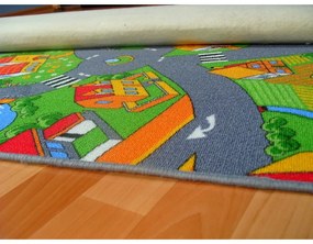 WI Dětský koberec 120 x 160 cm - Městečko 01