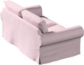 Potah na pohovku IKEA  Ektorp 2-místná, rozkládací, STARÝ MODEL barva růžová látka pletený vzor