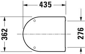 Duravit D-Neo - WC sedátko + sklápěcí automatika, bílá 0021690000