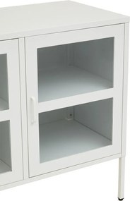 Bílá ocelová vitrína 140x80x45 cm Acier – Premier Housewares