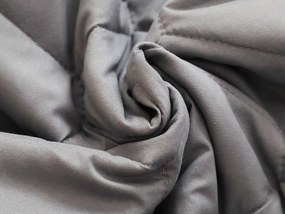 XPOSE® Prošívaný chránič matrace Exclusive - šedý 90x200 cm