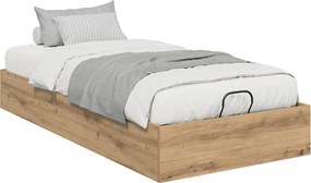 Ottoman postel Řemeslný Dub 75,5 x 190 cm Dřevěný materiál 3409308