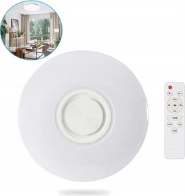 60W Rgb Led lampa s Bluetooth reproduktorem dálkový ovladač App, stmívatelné ovládání