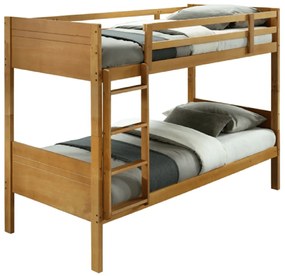 Patrová postel, masivní dřevo, dub, MAKIRA
