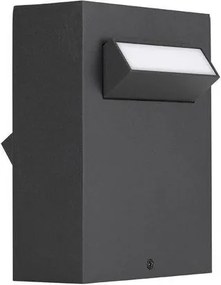 NV 9020926 Venkovní sloupkové svítidlo ZELDA černý hliník a akrylový difuzor proti oslnění LED 9W 3000K 220-240V IP65 - NOVA LUCE