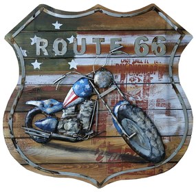 Nástěnný obraz Moto route 66 - 60*5.5*60 cm