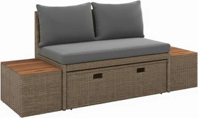 XXXLutz TERASOVÁ SEDACÍ SOUPRAVA dřevo, kov, plast, textil Ambia Garden - Online Only zahradní nábytek - 002913001701