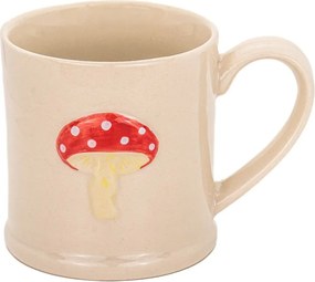 Béžový keramický hrnek Mushroom – Sass &amp; Belle
