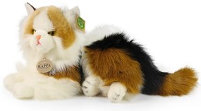 Rappa Plyšová kočka calico trojbarevná 30 cm ECO-FRIENDLY