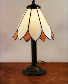 Vitrážová lampa noční Artice H-34 cm