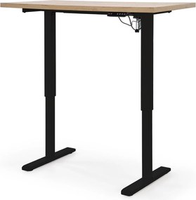 Výškově nastavitelný stůl B54 120 cm dub artisan/černý