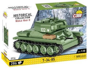 Cobi 2716 II WW T-34-85, 1:48, 286 kostek
