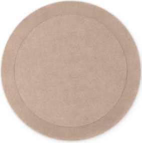 Villeroy & Boch Kusový koberec Kivi 106282 Beige kruh, 200x200 (průměr) kruh, béžová, ložnice