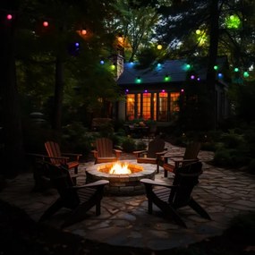 LED girlanda s aplikací a dálkovým ovládáním 12m+3m