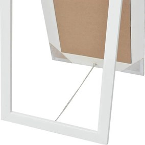 Volně stojící zrcadlo barokní styl 160 x 40 cm bílé 243691
