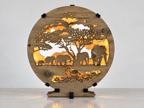 Li-Go "Sloni" lampa 20x22 cm provedení povrchu: bříza