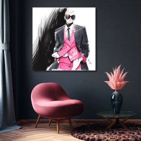 Gario Obraz na plátně Ženské přehlídkové molo Móda Paříž - Irina Sadykova Rozměry: 30 x 30 cm