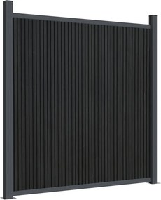 Plotový dílec šedý 353 x 186 cm WPC 3282790