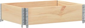 Zahradní truhlík 80 x 60 cm masivní borové dřevo 3295835