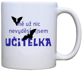 Super plecháček Keramický hrnek s potiskem Učitelka Objem a motiv: 200 ml bílý uvnitř