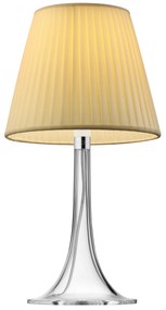 Flos F6255007 Miss K, stolní lampička se stmívačem, 1x100W E27, světle hnědý textil, výška 43cm