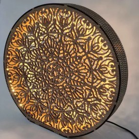 LED noční lampa Mandala – dřevěná dekorace domova| SENTOP LED0604
