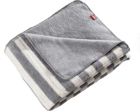 Deka Cotton Cloud 150x200cm Gray Stripes