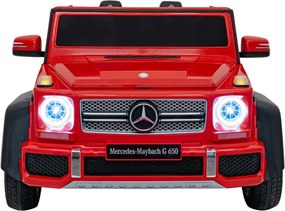 Elektrické autíčko Mercedes Benz MAYBACH G650 STRONG červené