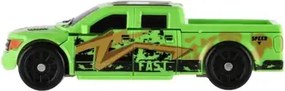 TEDDIES Transformer auto-robot zelený / 14 cm / plast / od 5 let