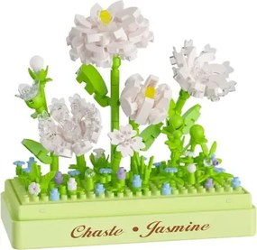 KOCO Stavebnice mini Preserved Flowers č.3: Jasmín / 285 dílků