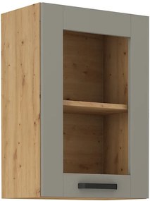 Kuchyňská skříňka LUNA 40 GS-72 1F korpus: dub artisan, barva dvířek: světle šedá CLAY