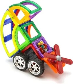 MAGFORMERS Magnetická stavebnice Cruiser PLUS / 51 dílků / Úložný box