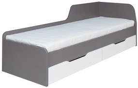 moderní jednolůžková postel z dřevotřísky s úložným prostorem Zonda Z22 maride