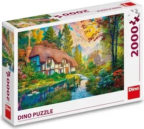 DINO Domek u řeky / 2000 dílků / od 15 let